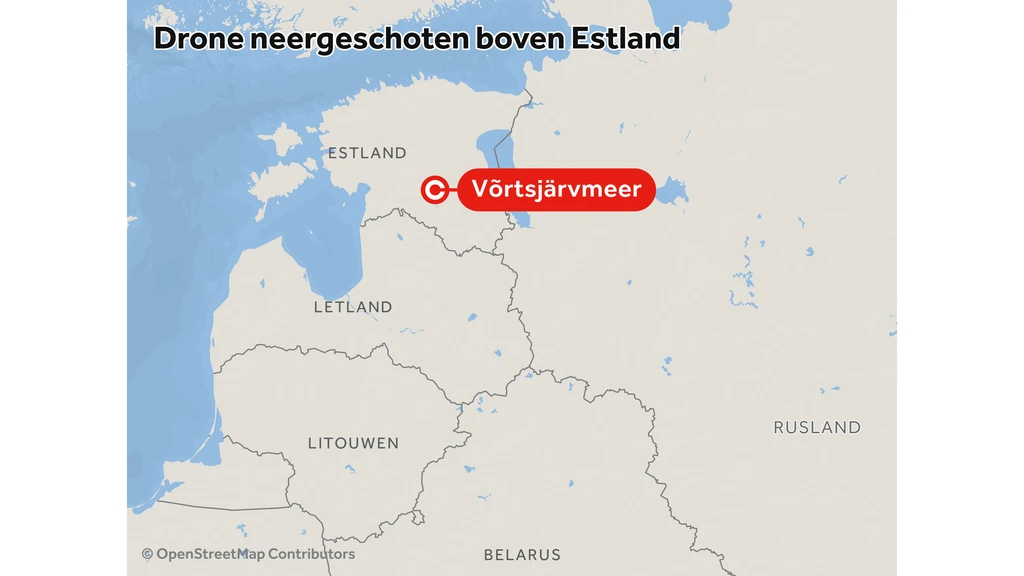 NAVO-gevechtsvliegtuig schiet Oekraïense drone uit de lucht boven Estland
