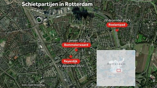 Schutter veroordeeld tot 14 jaar cel en tbs voor drie moorden in Rotterdam