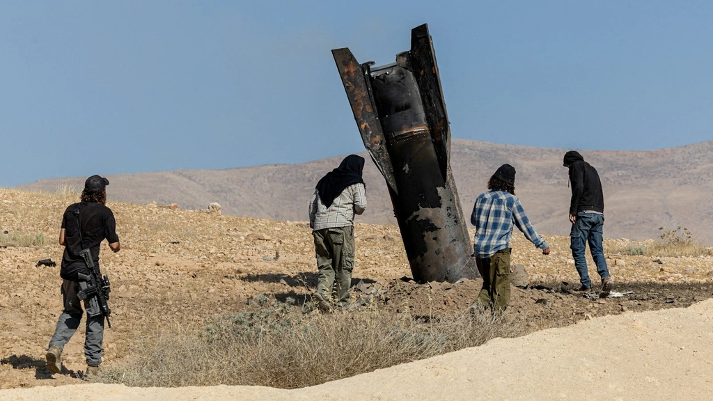 Iraanse raket landt op zijn kop bij Jericho