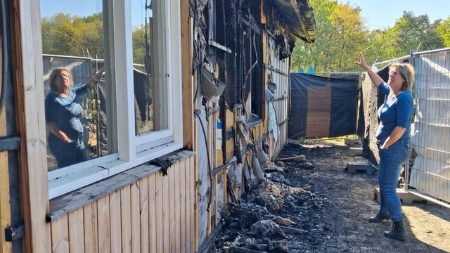 Gloednieuw vakantieverblijf voor kinderen met beperking in brand gestoken